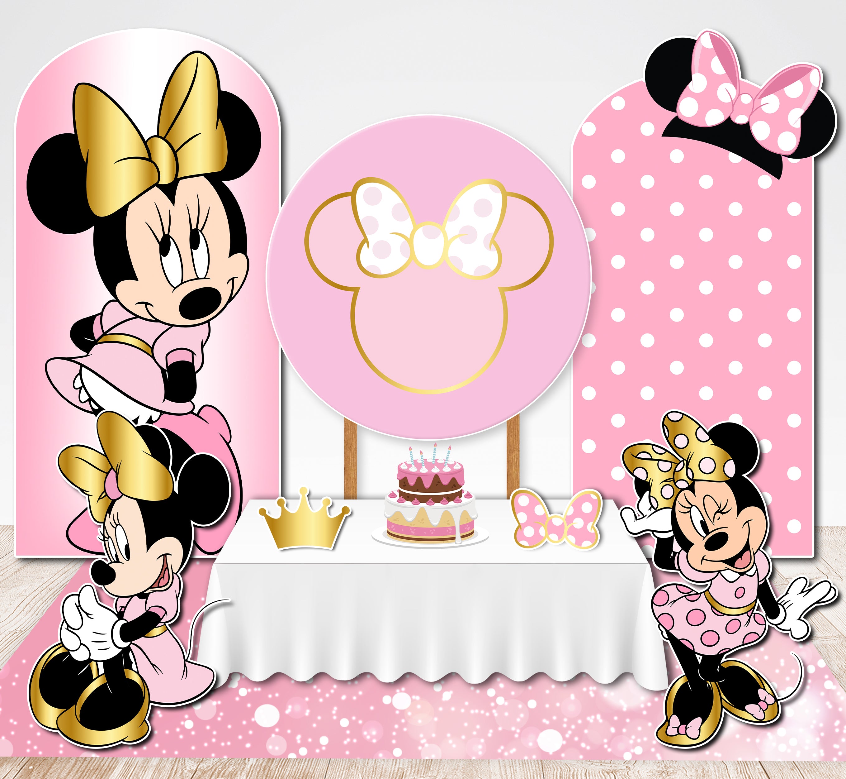 Kit Minnie rosa– TEMATIK